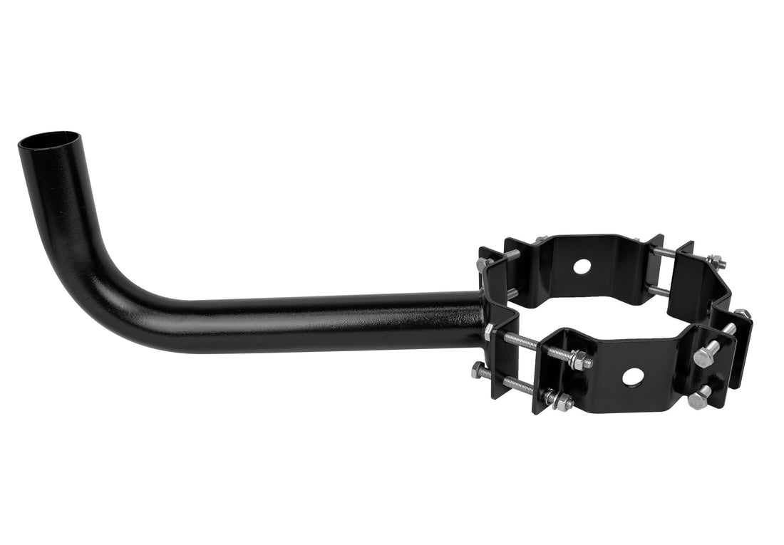 1 Arm Wrap Around Bracket for Wood or Metal Pole 7"-10" Diameter 2-3/8 ...
